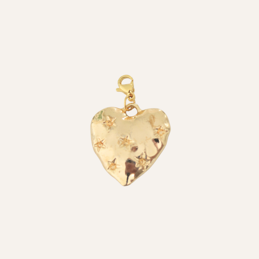 Charm Corazón con Estrellas – Blumena